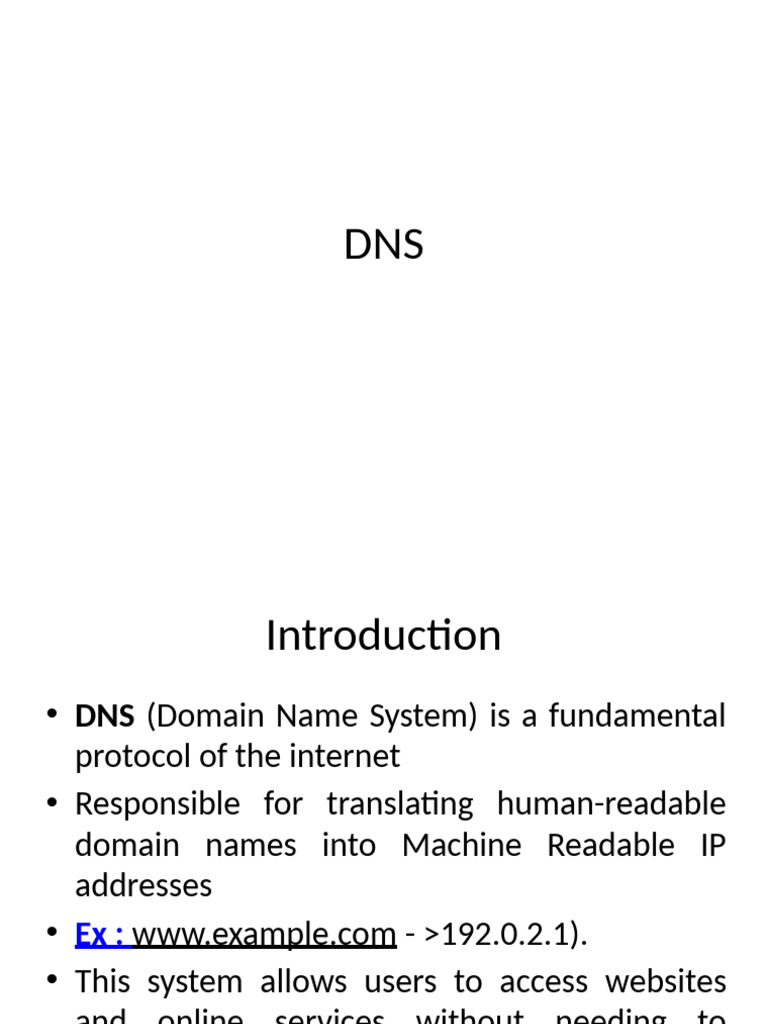 DNS | PDF