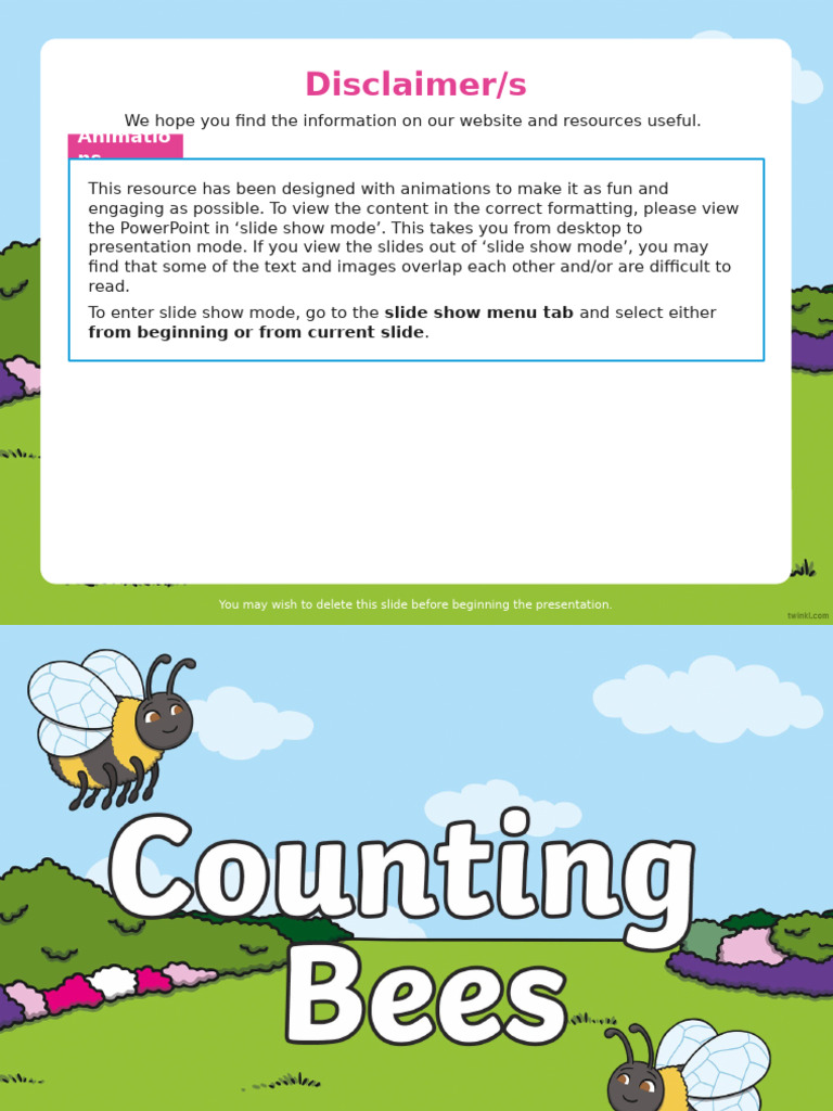 T N 804-1-10 Find The Bees and Count Interactive Powerpoint Ver 1 | PDF