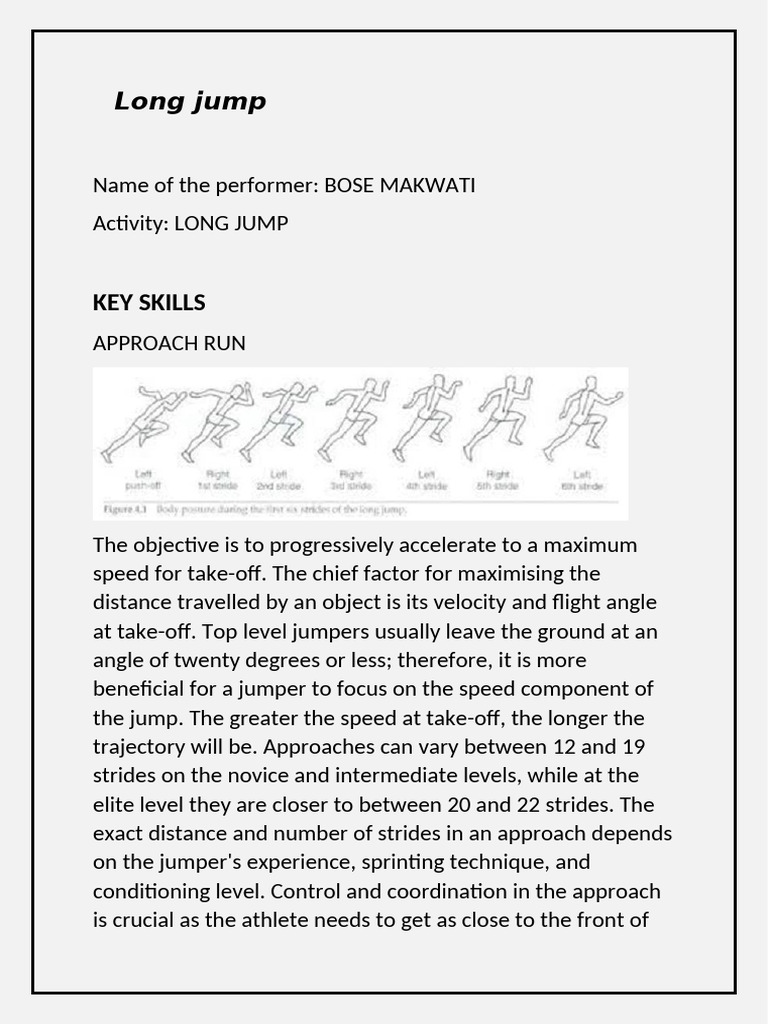 Kingsley Long Jump | PDF