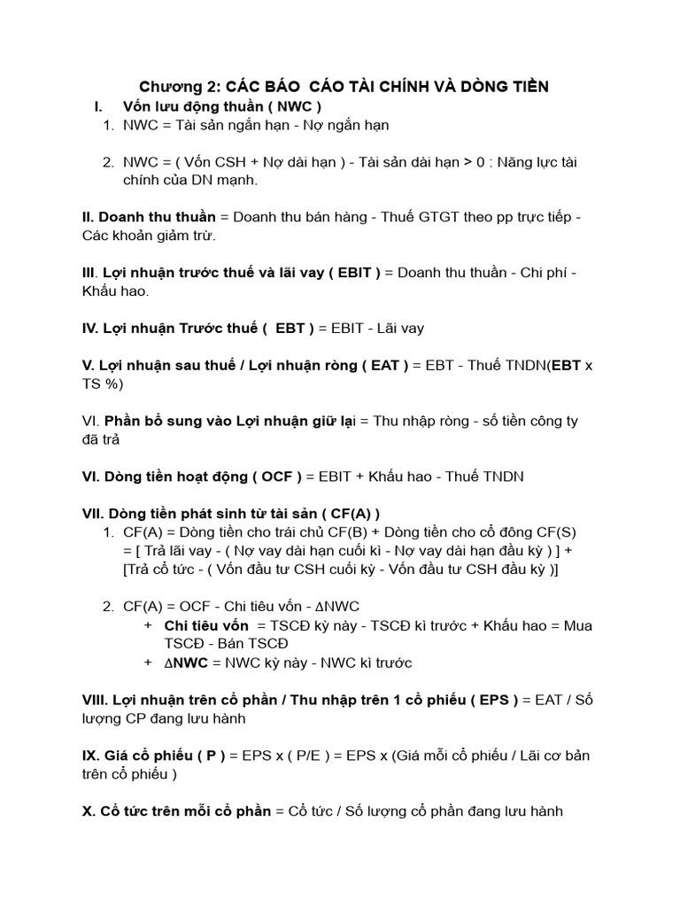 Công TH C TCDN | PDF