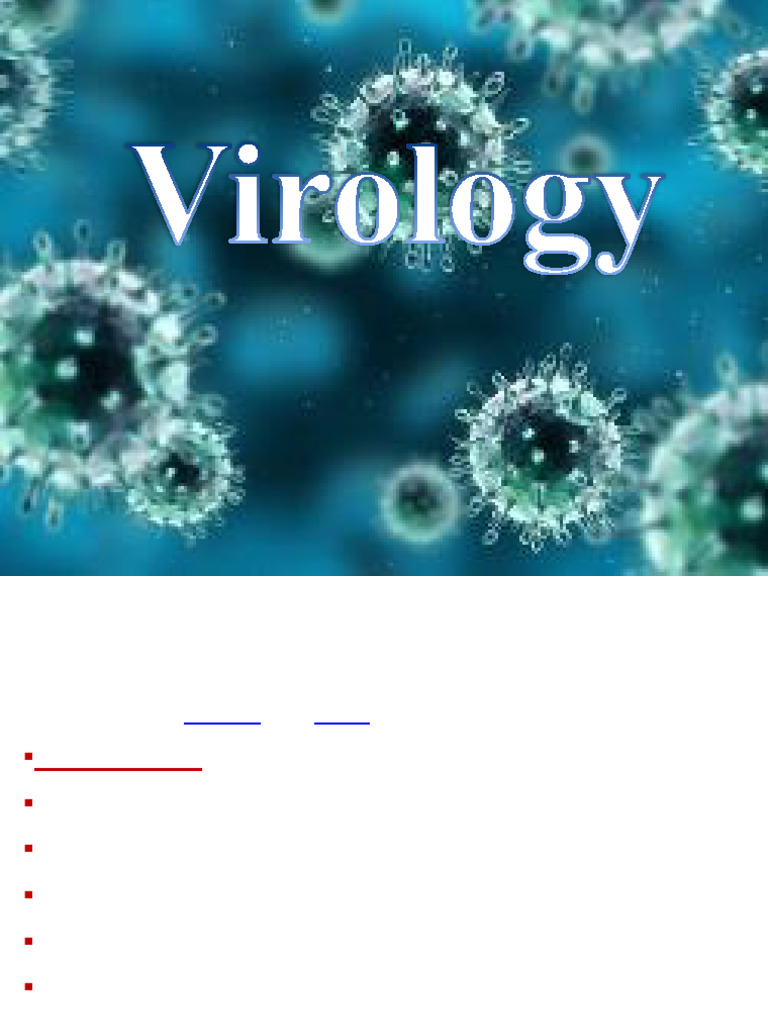 Virology 1 | PDF
