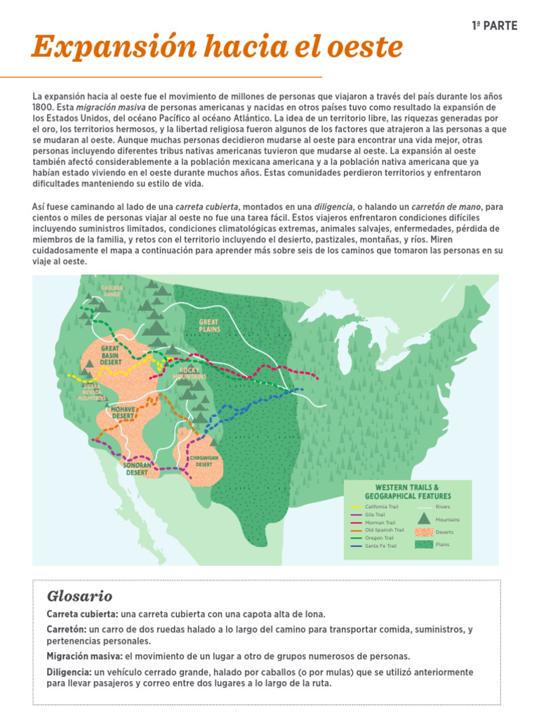 Actividad Expansión Hacia El Oeste | PDF