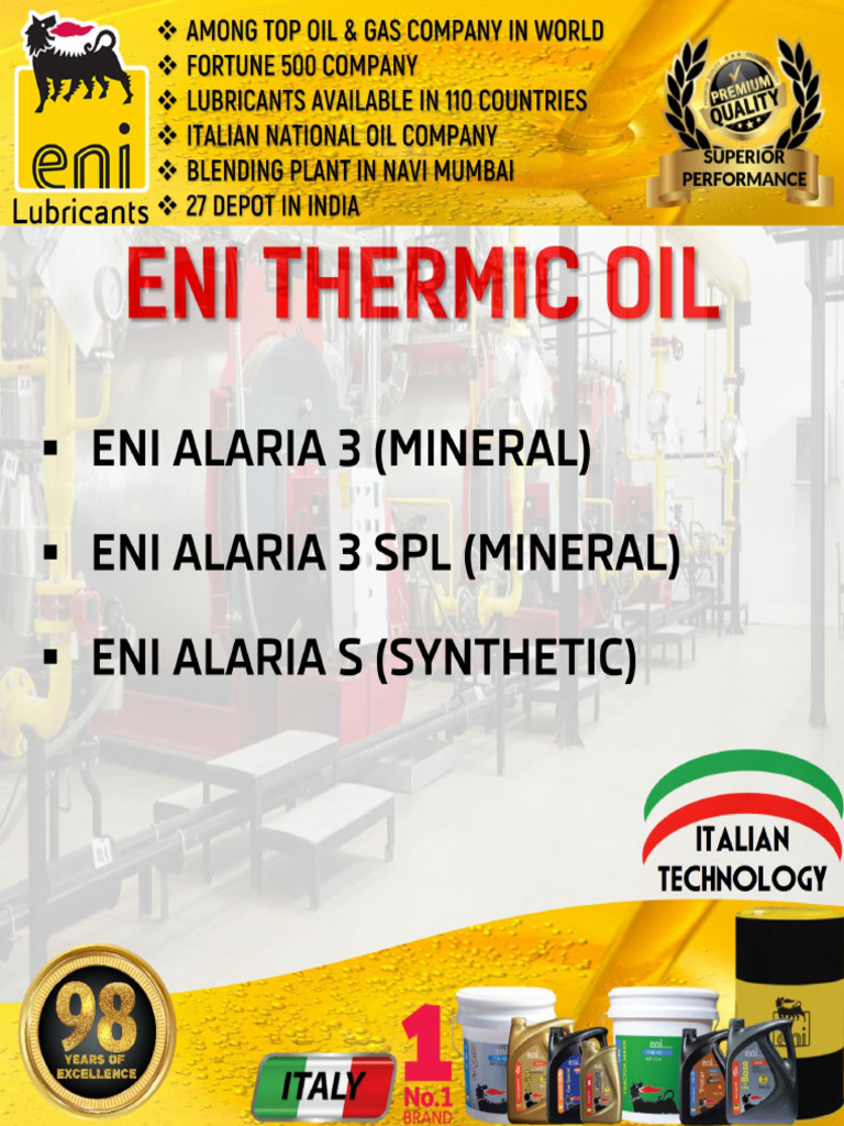 Eni Thermic Oil Range | PDF