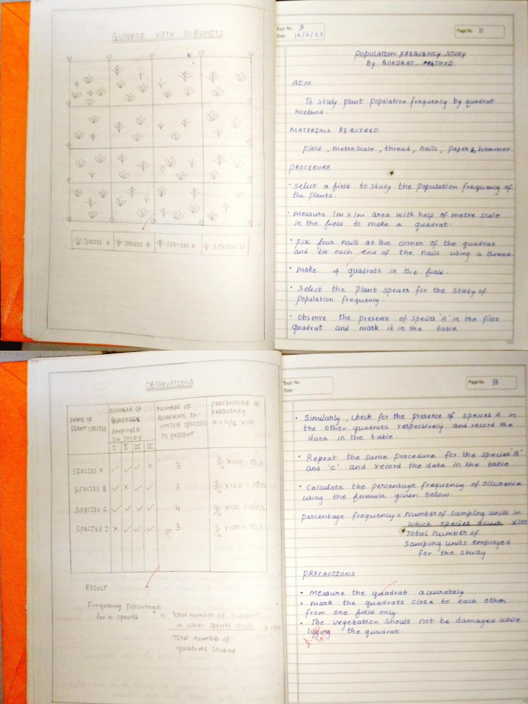 G12 - Bio Record - Expt - 3 | PDF