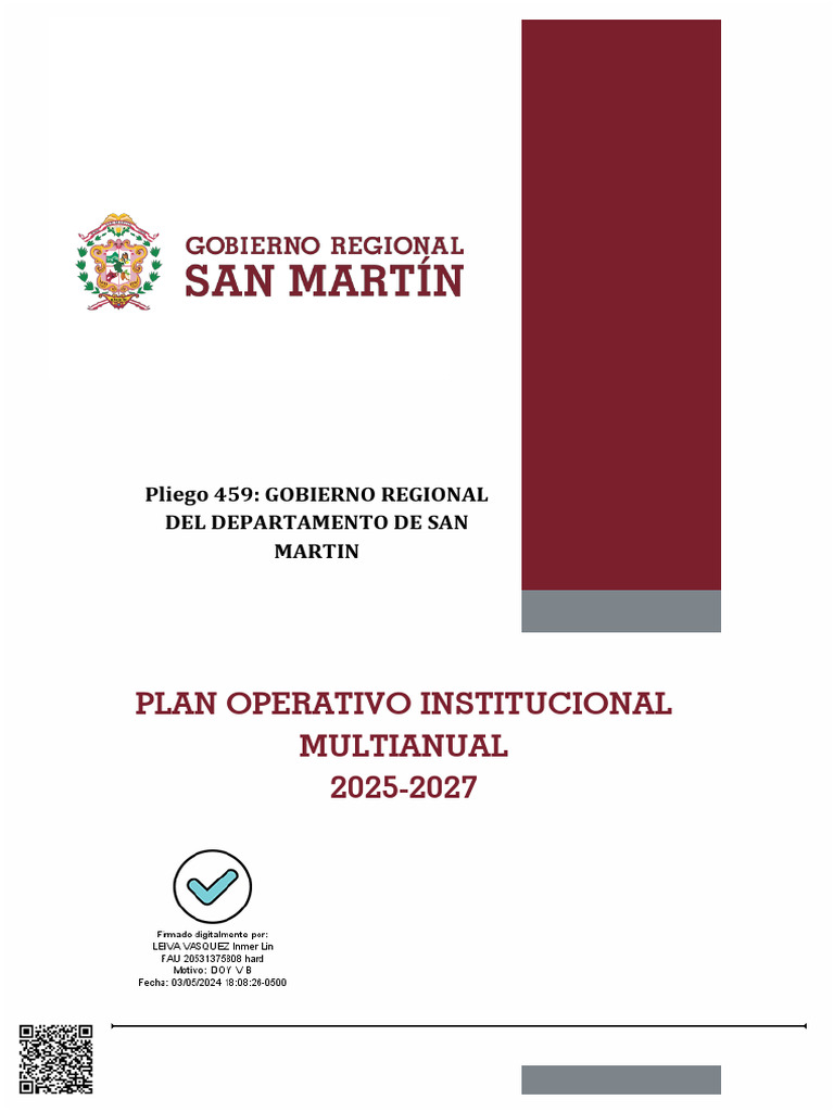 Poi Multianual 2025 - 2027 | PDF