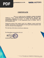 Electrician Work Experience Certificate | PDF
