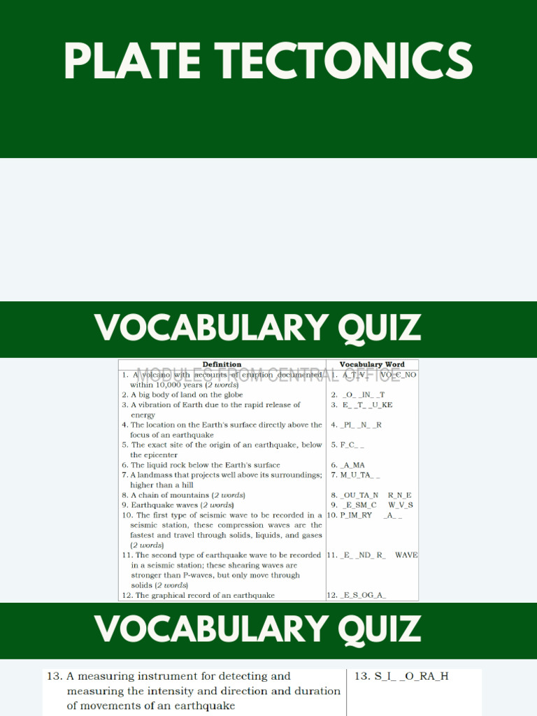 Plate Tectonics | PDF