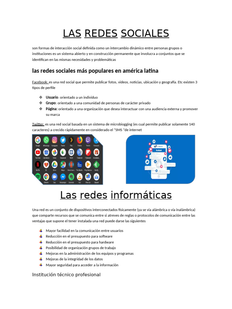 Las Redes Sociales | PDF