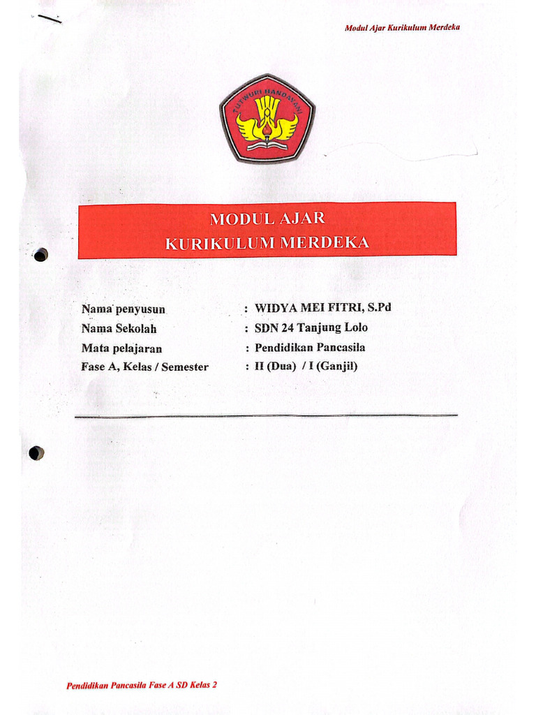 Modul PPKN Kelas 2 | PDF