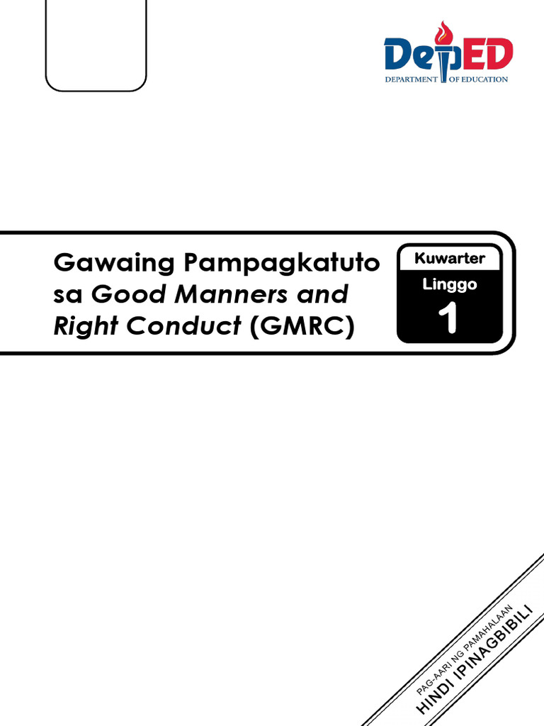 Las - GMRC 1 Q1 - W1 | PDF