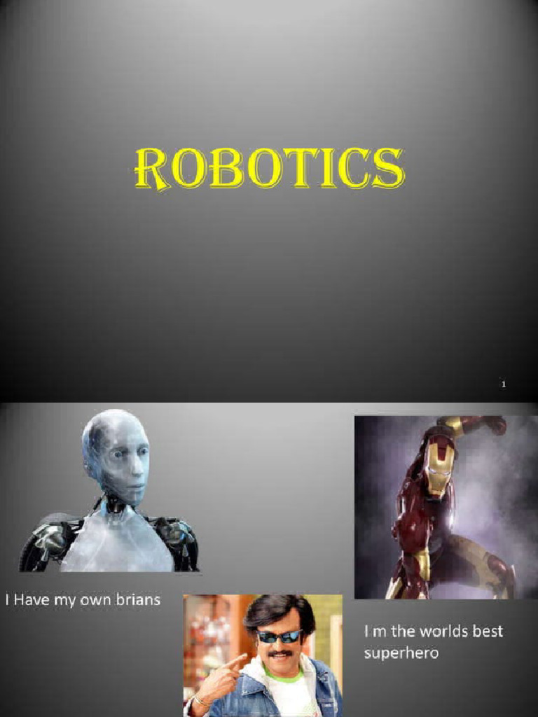 Basics of Robotics | PDF