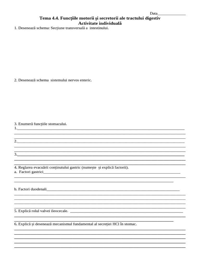 Tema Digestia STOM ROM-101451 | PDF