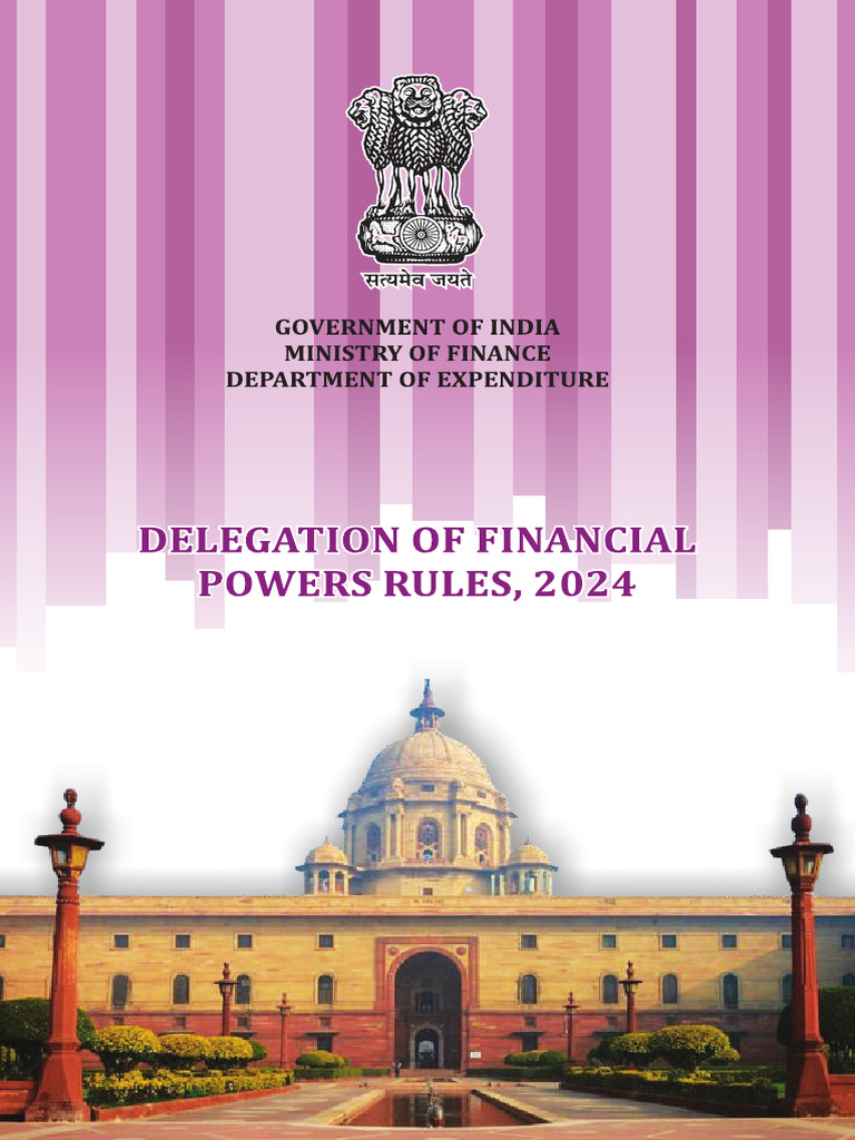 Delegation_of_Financial_Powers_Rules_2024_Booklet | PDF Delegation_of_Financial_Powers_Rules_2024_Booklet | PDF