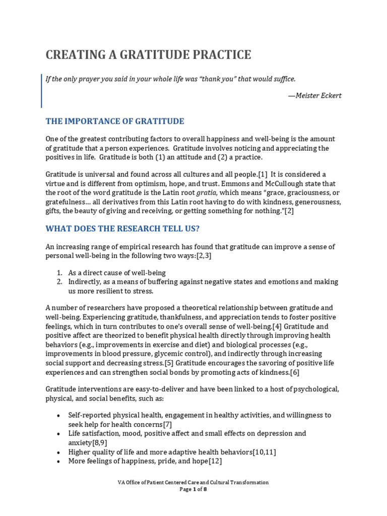 Creating-A-Gratitude-Practice | PDF