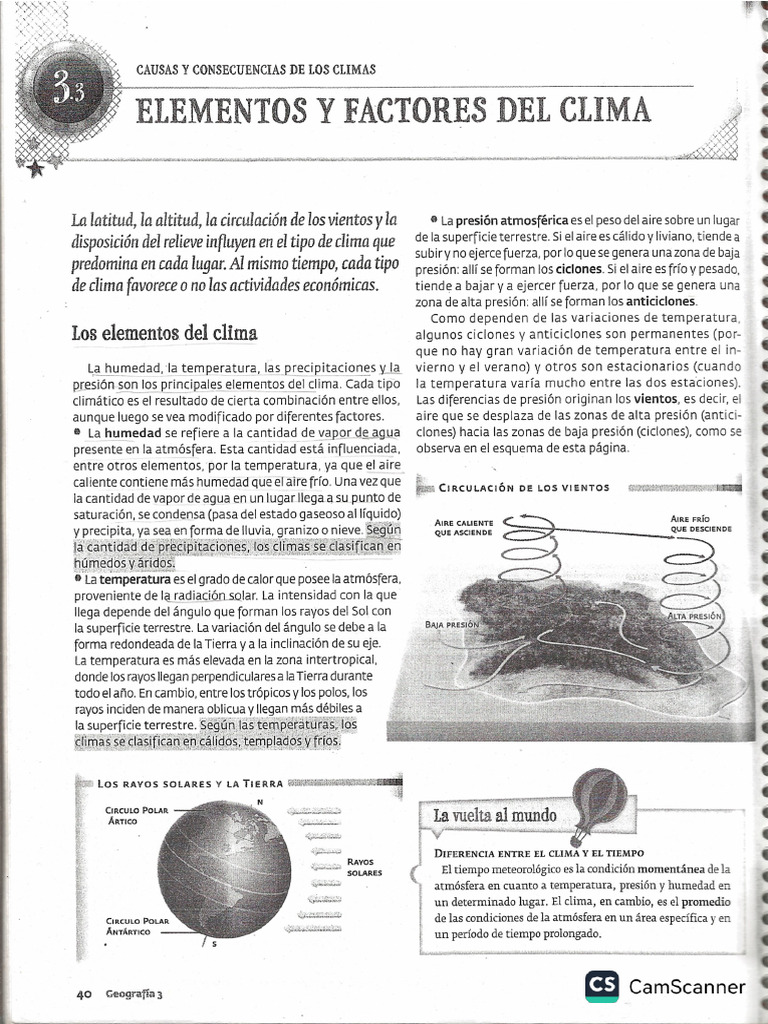 Elementos y Factores Del Clima | PDF