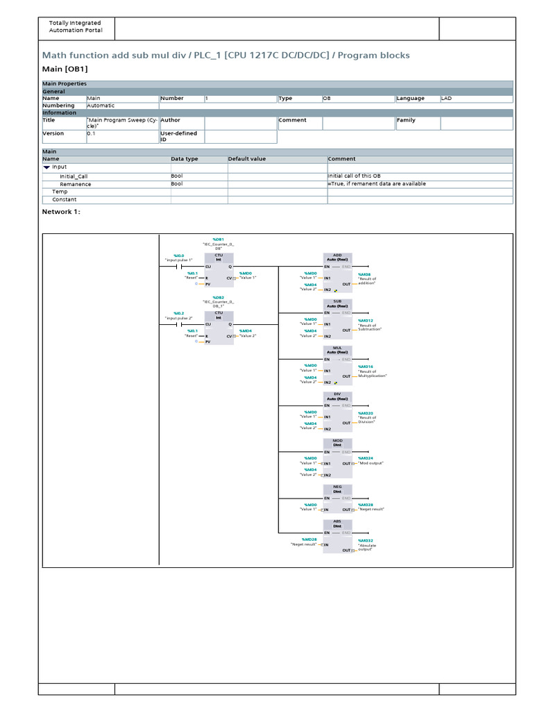 8 Add Sum Mul Div Mod | PDF