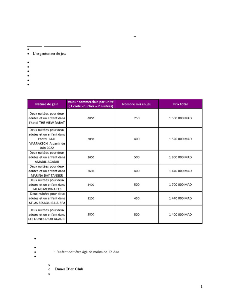 R Glement de Jeu Mois de La Femme 22 VDEF | PDF