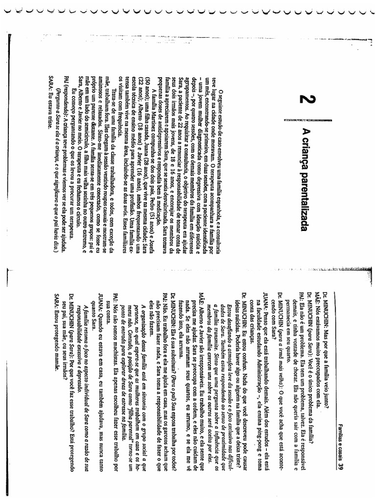A Criança Parentalizada MINUCHIN | PDF