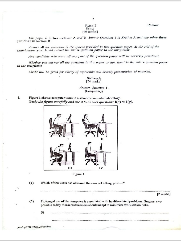 Computing Practicals Theory Obj Serialized Bece 2024 | PDF