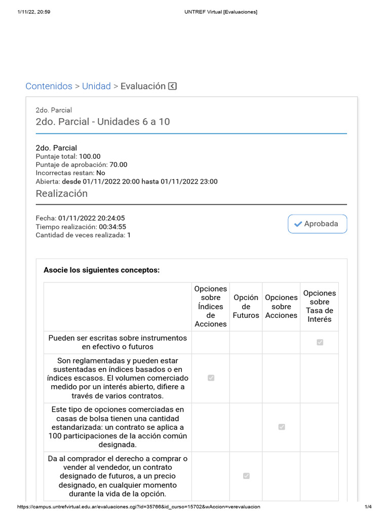 UNTREF Virtual (Evaluaciones) 2doparcial2022-2 | PDF