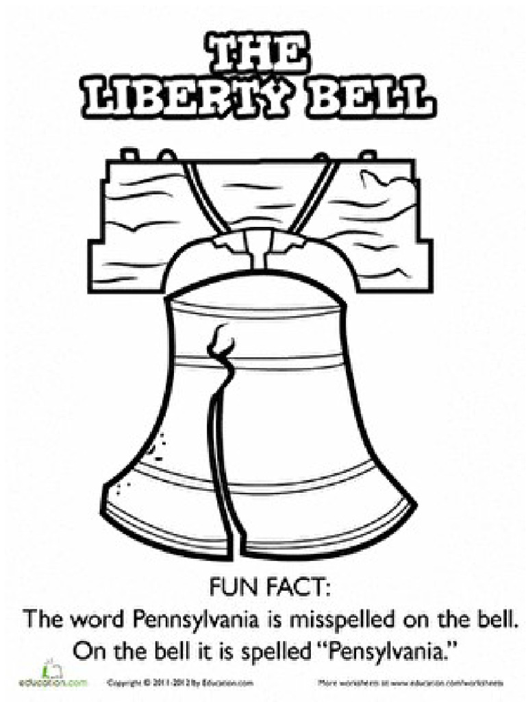 Liberty Bell Coloring Page | PDF