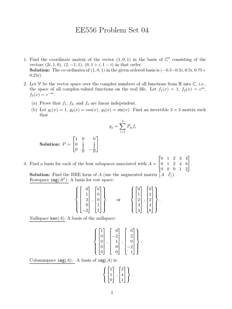 Ps 04 Solution Pdf