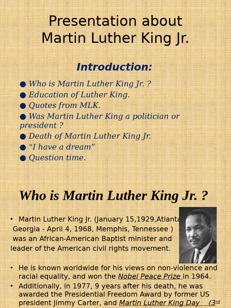 Martin Luther King | PDF