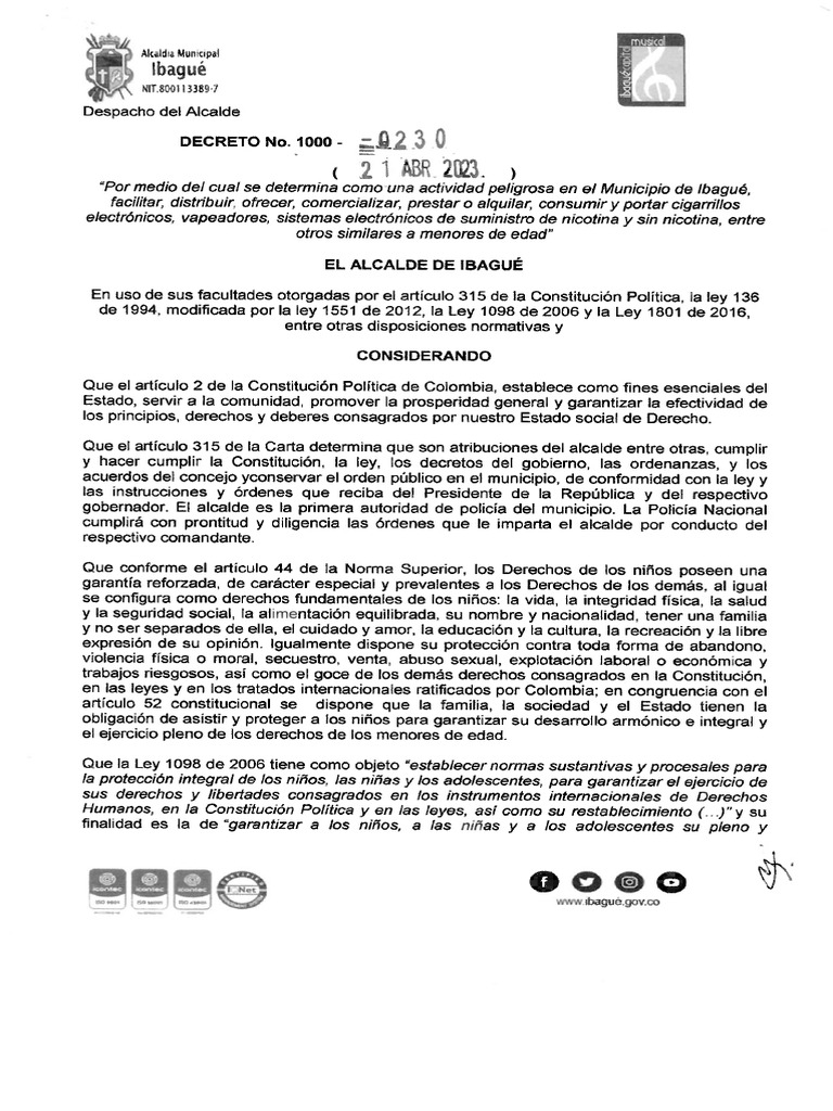 Circular 230 de 21 de Abril de 2023 | PDF