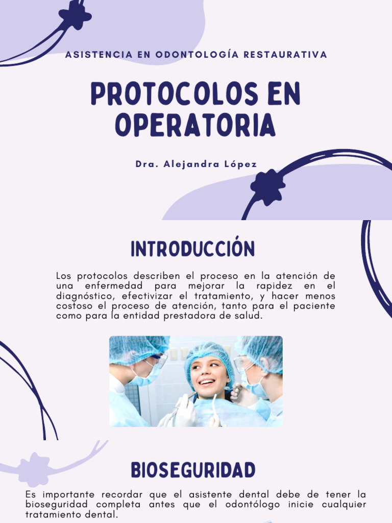 Protocolos en Operatoria Dental | PDF