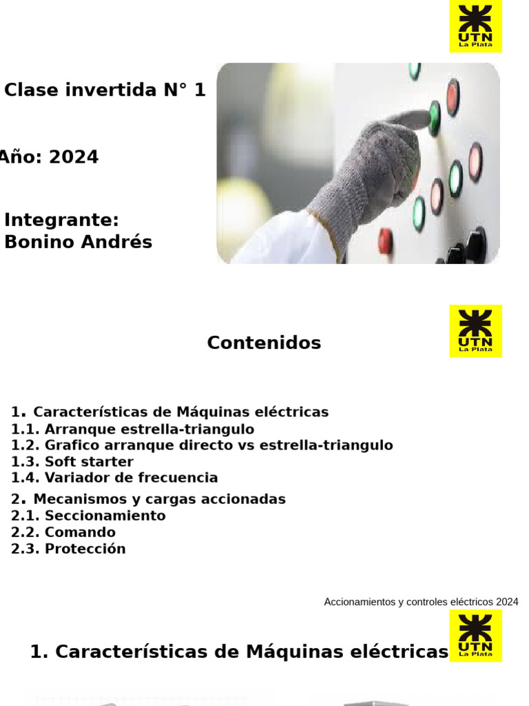 Clase Invertida - Arranque de Motores | PDF