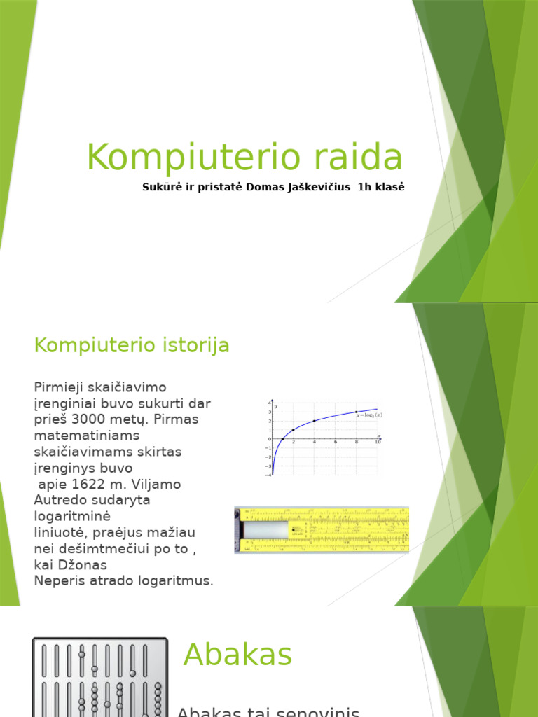 Kompiuterio Raida | PDF