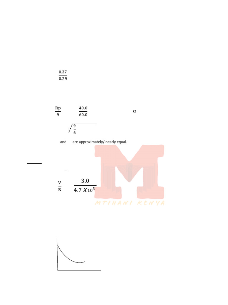 Physics Pp3 Scheme | PDF