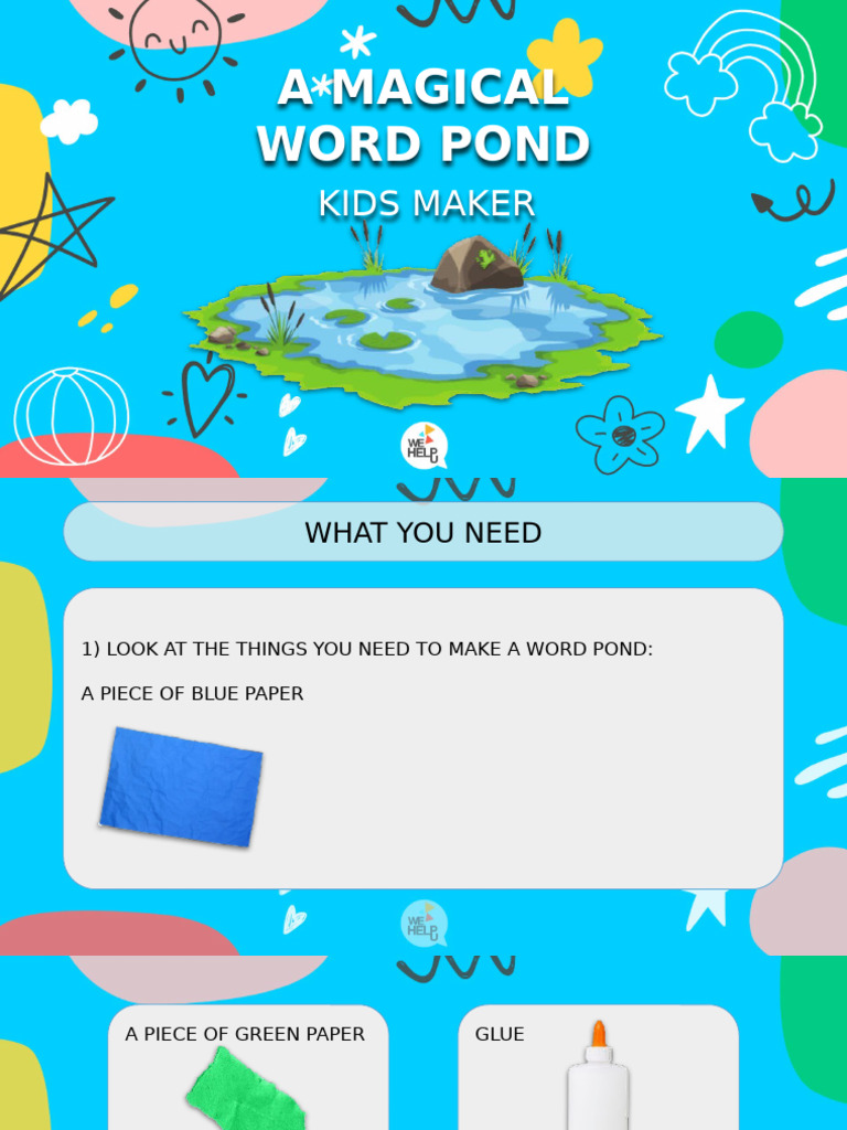 Maker 1 - A MAGICAL WORD POND | PDF