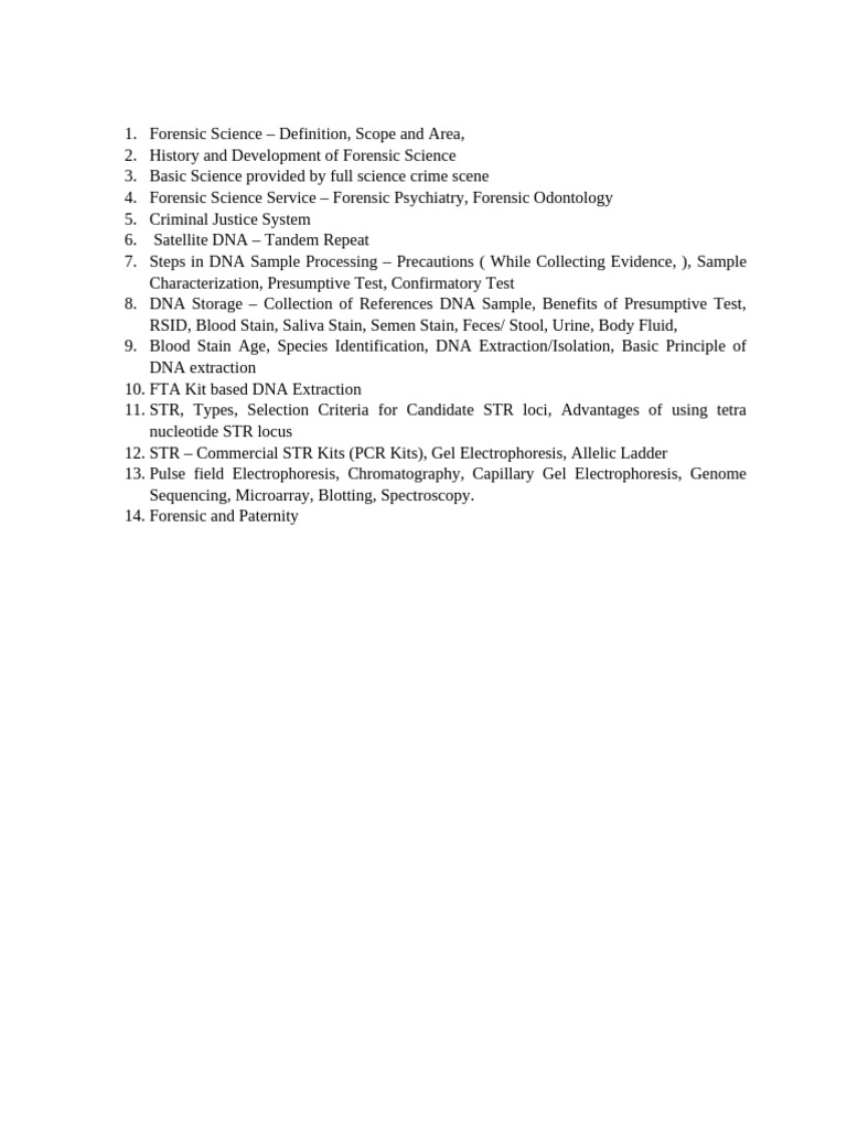 Forensic Topic | PDF