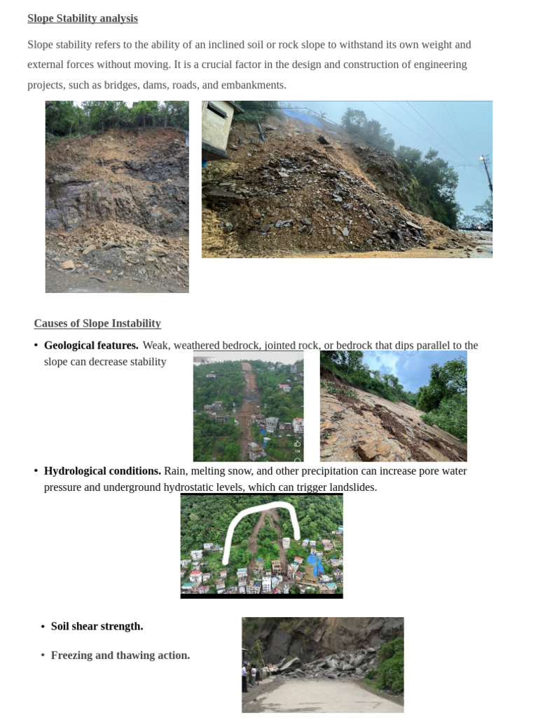 Slope Stability | PDF
