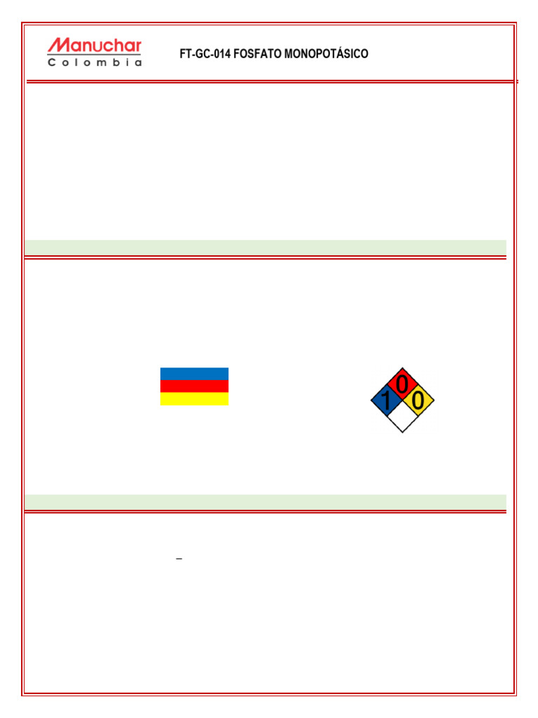 FT GC 014 Fosfato Monopotasico V 2 | PDF