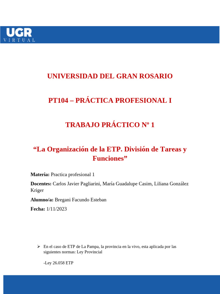 Bregani Facundo P1 TP1 | PDF