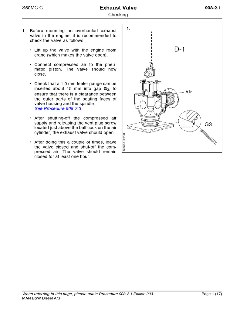 Exh. Valve Overhaul | PDF