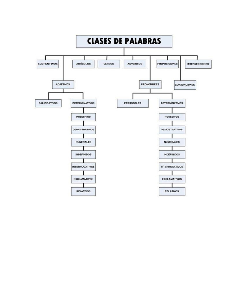Clases de Palabras | PDF