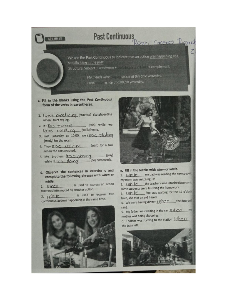 Act 1 2 3 4 5 Ingles Rosas Caceres Ricardo 21L1 | PDF