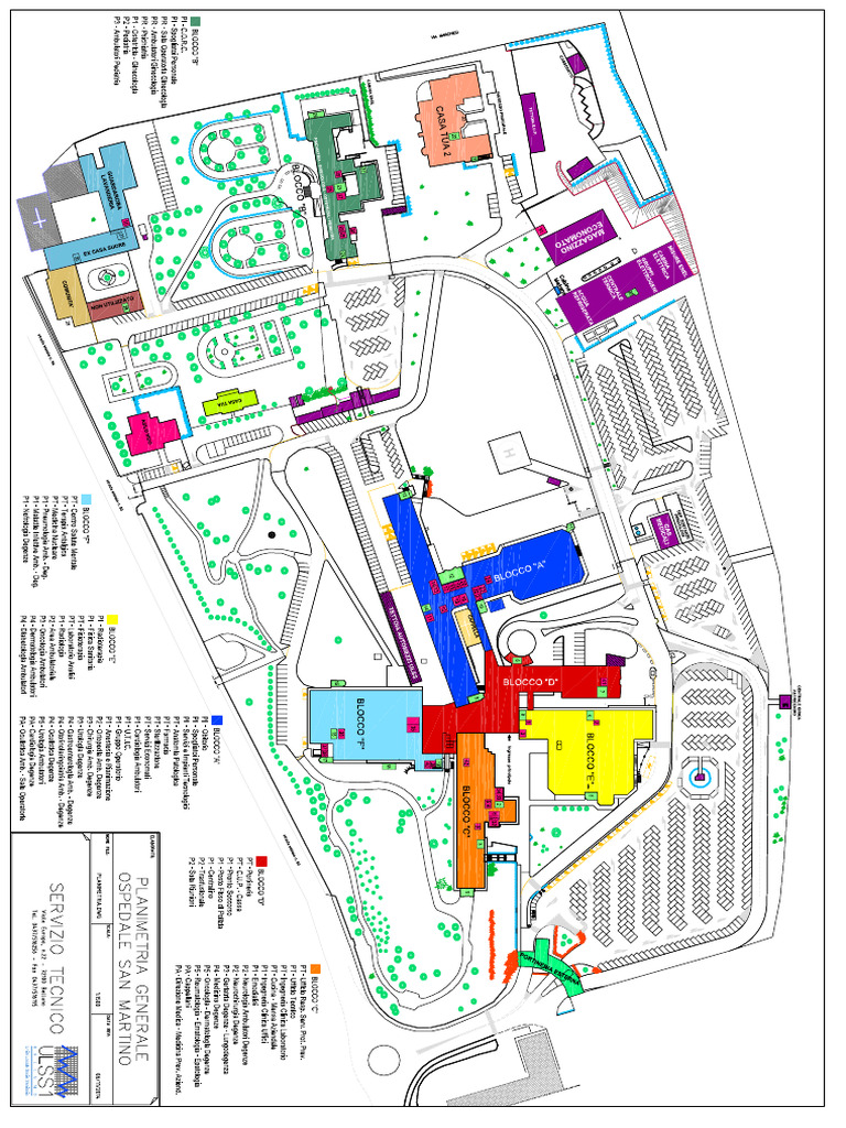 Planimetria Ospedale 2015 | PDF