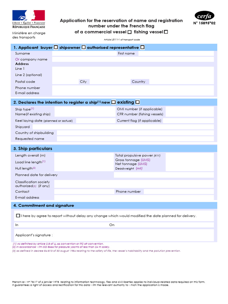 Cerfa 15895-02 | PDF