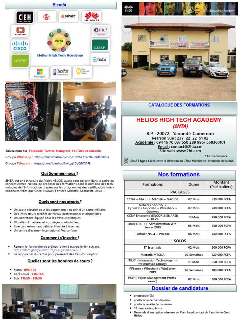 Brochure Helios High Tech Academy 2021-2022 | PDF | Computers ...