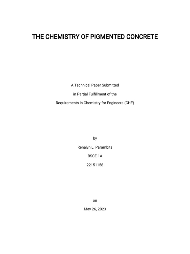 Technical Paper Chem | PDF