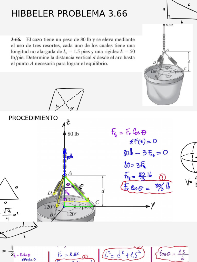 Hibbeler 3.66 | PDF