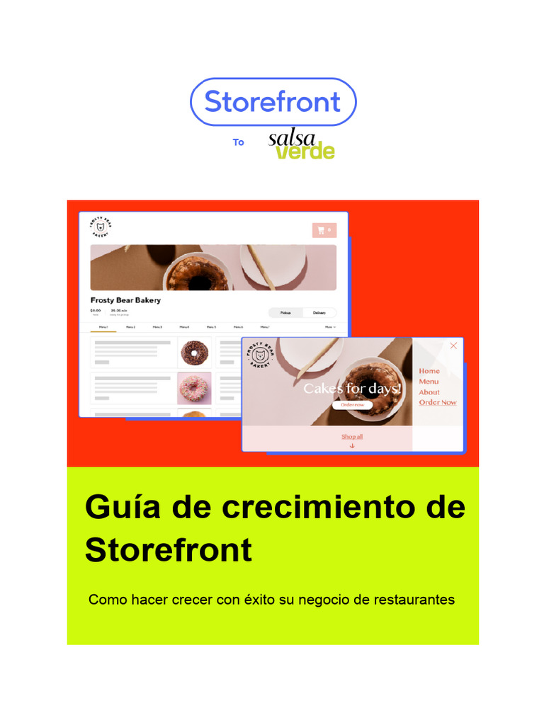 Guía Storefront | PDF