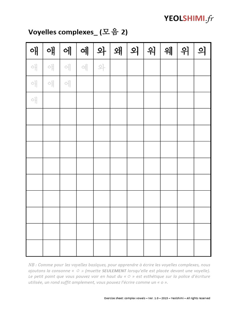 Complex Vowels FR | PDF