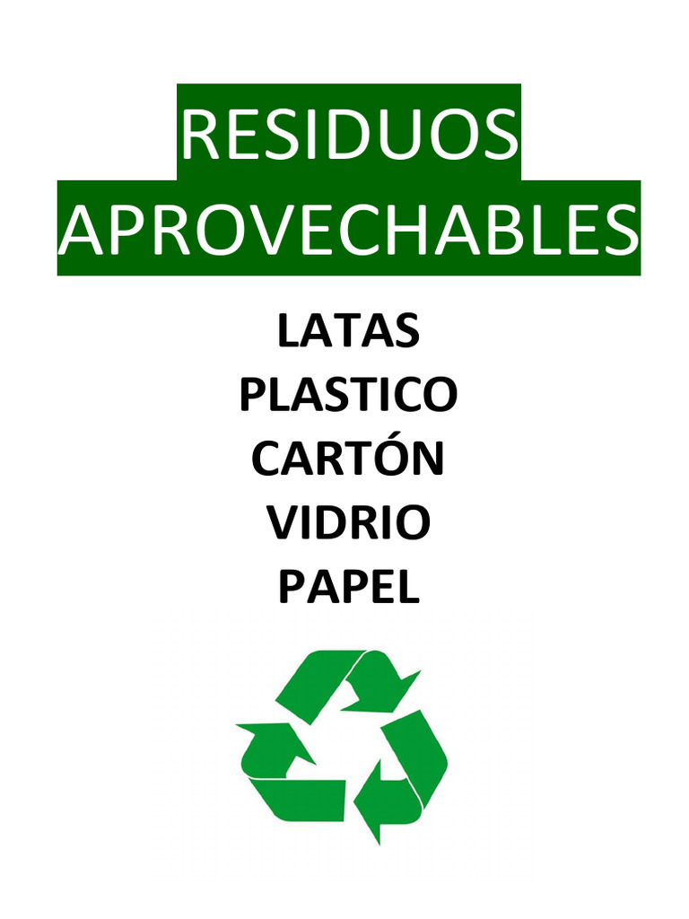 Rótulos Residuos | PDF