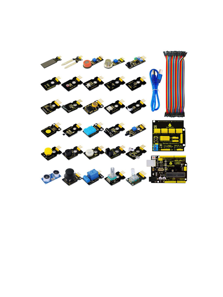 ks0083 Keyestudio New Sensor Kit With Uno | PDF