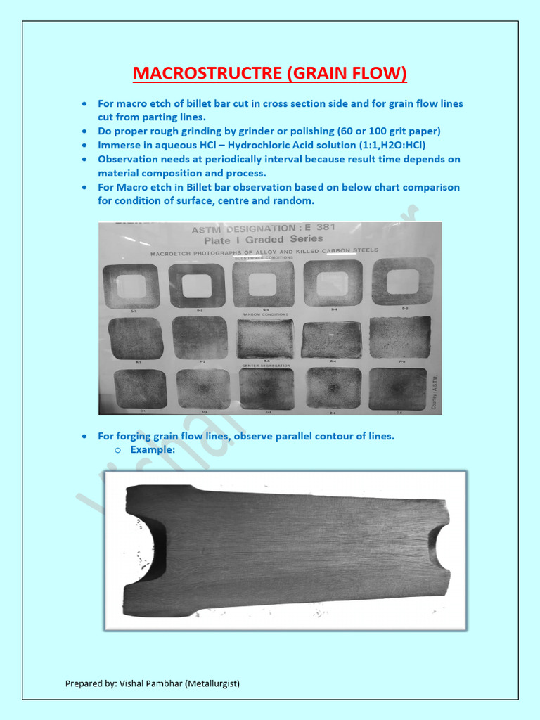 Macrostructure - Grain Flow ? | PDF